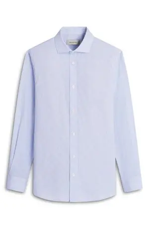 Bugatchi Axel Shaped Fit Button-up Shirt - Ice