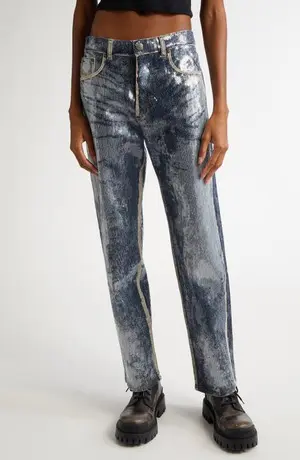 DIESEL® D-ark Sequin Bootcut Jeans