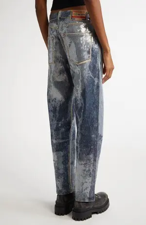 DIESEL® D-ark Sequin Bootcut Jeans