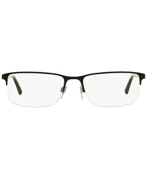 Burberry Rectangle Half Rim Eyeglasses