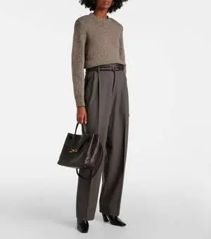 Bottega Veneta Wool-blend Sweater - Grey