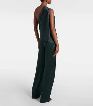 THE SEI Silk One-shoulder Top