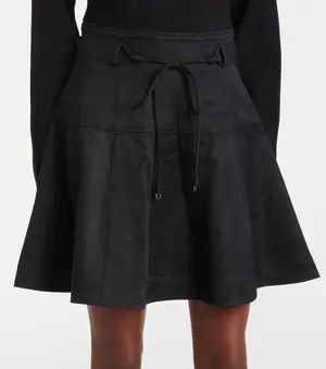 Ulla Johnson Aremi Twill-trimmed Minidress