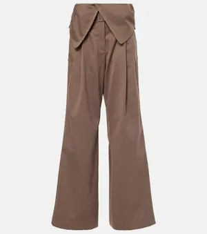 JW Anderson Cotton Twill Wide-leg Pants