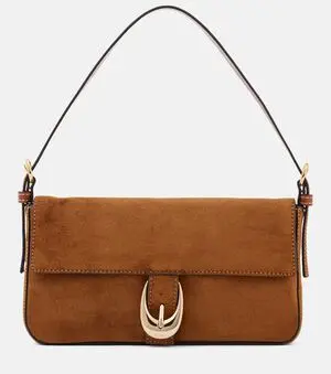 Staud Harlow Suede Shoulder Bag - Brown