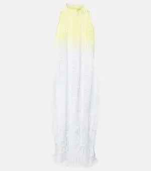 ROBERTA EINER Angel Ombre Knitted Midi Dress - Multicoloured