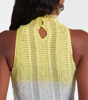 ROBERTA EINER Angel Ombre Knitted Midi Dress