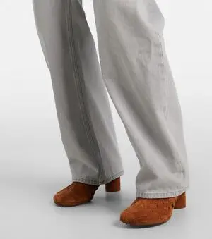 Bottega Veneta Mid-rise Wide-leg Jeans