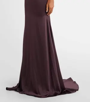 Alex Perry Satin Bustier Gown