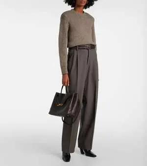 Bottega Veneta Mid-rise Straight Pants