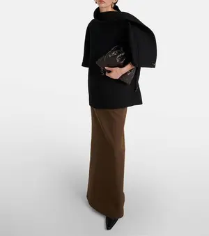 Bottega Veneta Medium Leather Clutch - Brown