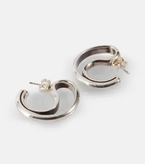Bottega Veneta Drop Large Sterling Earrings - Silver