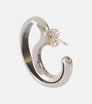 Bottega Veneta Drop Large Sterling Earrings - Silver