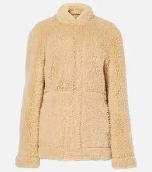 TOTEME Shearling Jacket - Beige