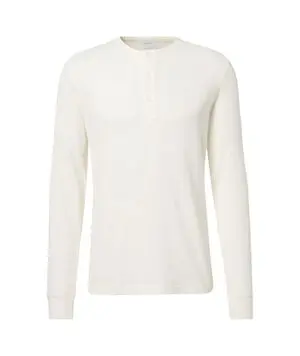 Sunspel Cotton Henley Shirt