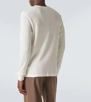 Sunspel Cotton Henley Shirt