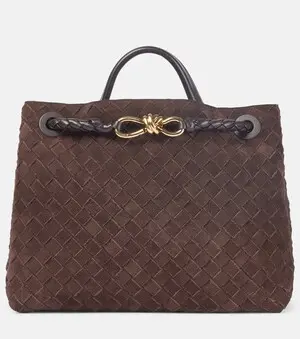 Bottega Veneta Andiamo Medium Tote Bag Brown