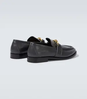 Bottega Veneta Astaire Knot Leather Loafers