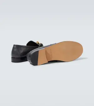 Bottega Veneta Astaire Knot Leather Loafers