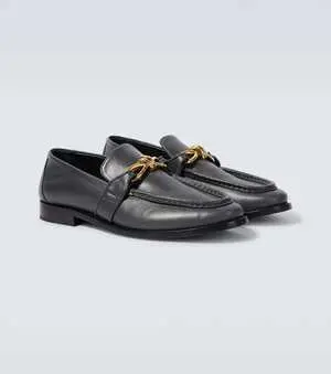 Bottega Veneta Astaire Knot Leather Loafers