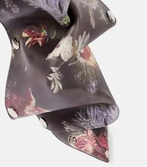 Y/project Snap 100 Floral Leather Knee-high Boots - Multicoloured