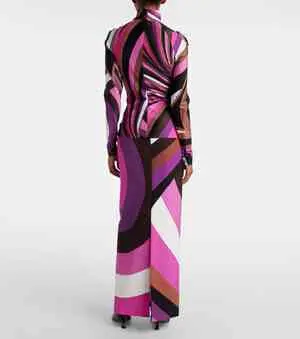 Emilio Pucci Iride Turtleneck Top