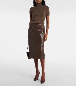 Ralph Lauren Wool-blend Turtleneck Top