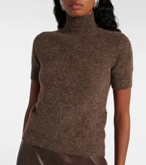 Ralph Lauren Wool-blend Turtleneck Top