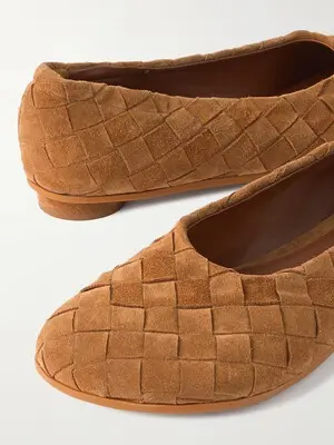 Bottega Veneta Atomic Intrecciato Ballet Flats