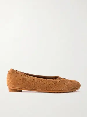 Bottega Veneta Atomic Intrecciato Ballet Flats