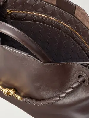 Bottega Veneta Andiamo Medium Leather Tote