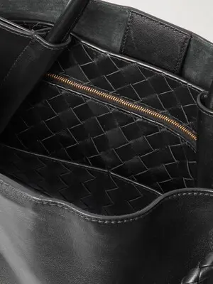 Bottega Veneta Andiamo Large Intrecciato Leather Tote