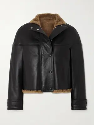 YVES SALOMON Cropped Shearling Jacket
