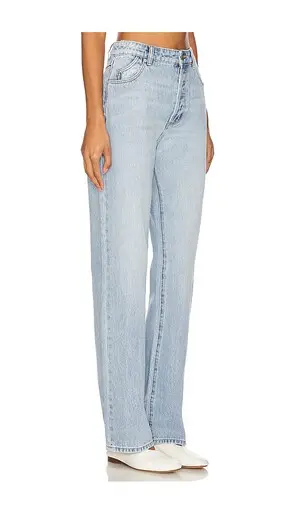 Rolla's 90s Relaxed Wide Leg Jeans - Faded Blue