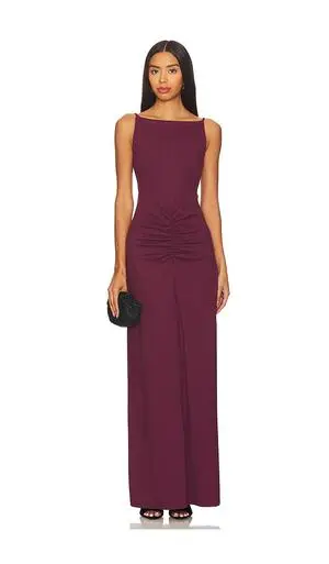 Susana Monaco High Neck Jersey Gown