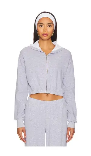 Lamade Zip-up Crop Hoodie