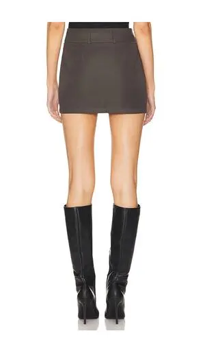 ALL THE WAYS Eliana Mini Skirt - Ash