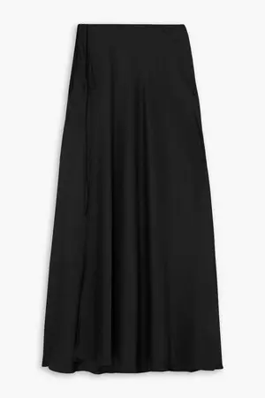 Philosophy Di Lorenzo Serafini Satin Maxi Wrap Skirt