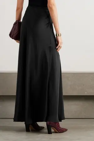 Philosophy Di Lorenzo Serafini Satin Maxi Wrap Skirt