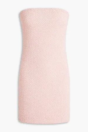 Alice + Olivia Leia Strapless Beaded Mini Dress