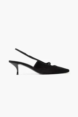 NEOUS Sabik Suede Slingback Pumps