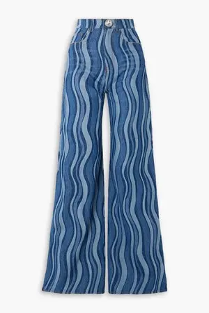Area Printed Jeans For Women