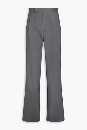 Thom Browne Pleated Grain De Poudre Wool Pants