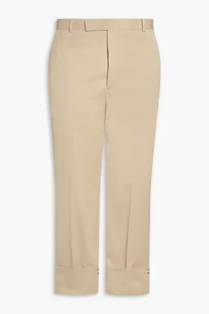 Thom Browne Cotton-twill Pants - Beige