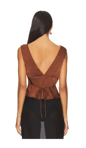 NIA Celia Top - Chocolate