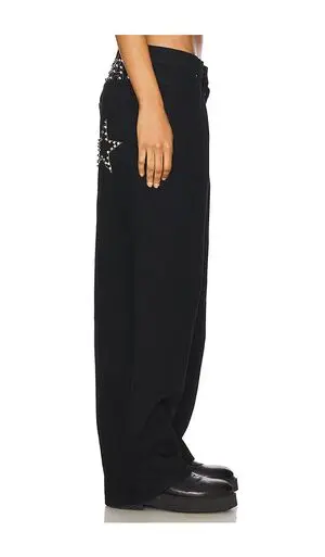NIIHAI Baggy Jeans With Studs