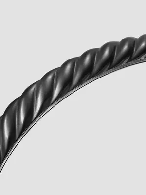 David Yurman Sculpted Cable Cuff Bracelet In Titanium, 7mm