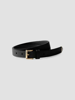 Prada Saffiano Leather Belt - Black