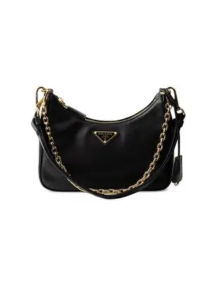 Prada Prada Re-Edition Leather Mini Bag - Black