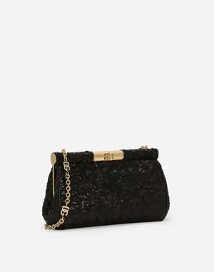 Dolce & Gabbana Medium Marlene Shoulder Bag - Black